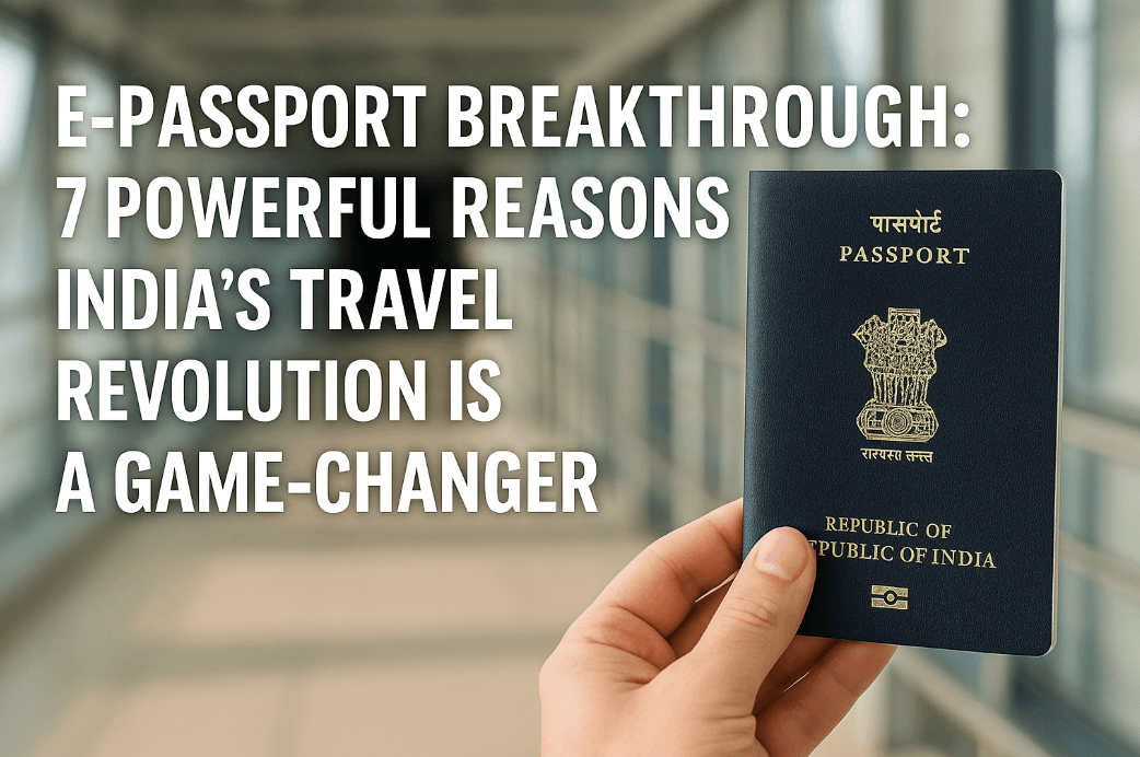 E-Passport Breakthrough: 7 Powerful Reasons India’s Travel Revolution ...